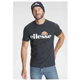 T-Shirt Ellesse "SL PRADO TEE", Herren, Gr. 3XL, blau (marine), Obermaterial: 100% Baumwolle, Basic schmal h&uuml;ftlang, Rundhals, Shirts T-Shirt