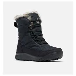 Snowboots Columbia "MINXTM SHORTY IV", Damen, Gr. 40,5, schwarz (schwarz, titanium ii), Textil, Schuhe Snowboots, gef&uuml;ttert