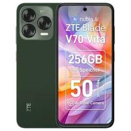 ZTE Smartphone "Blade V70 Vita", Energieeffizienz: C (A-G), gr&uuml;n (jade gr&uuml;n), 256 GB, Mobiltelefone
