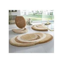 Badematte Kleine Wolke Gr. 3, beige, (50cm x 90cm ), 1 Stk., Badematten, Badematte