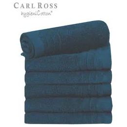 Seiftuch Carl Ross "HygieniCotton", blau (petrol), B:30cm L:30cm, Baumwolle, Waschlappen, mit 2 Aufh&auml;ngekordeln