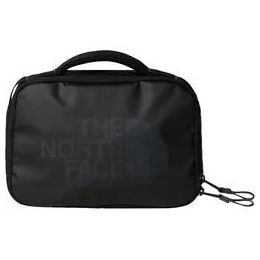 Kulturbeutel The North Face "BASE CAMP VOYAGER TOILETRY KIT", Gr. B/H/T: 23,5cm x 16,5cm x 8,3cm, schwarz (tnf schwarz, asphalt grau), Web, Polyester, Taschen Kulturbeutel, f&uuml;r Erwachsene, aus Polyester, windabweisend, mit Mesheinsatz