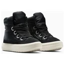 Sneaker Converse "CHUCK TAYLOR ALL STAR ELEMENTS BOOT", M&auml;dchen, Gr. 28, schwarz (schwarz, egret, schwarz), Polyester, Schuhe Sneaker