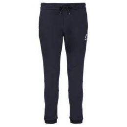Stoffhose Reusch "Reusch Joggers", Herren, Gr. XL, US-Gr&ouml;&szlig;en, bunt (wei&szlig;, dunkelblau), 85% Baumwolle, 15% Polyester, unifarben, lang, Hosen Stoffhose, in hochwertiger Qualit&auml;t
