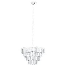 Eglo H&auml;ngeleuchte "ERSEKA Pendellampe - Stahl - E14 - 7X40W - IP20", chrom, 7, &Oslash; 48,5cm H: 145cm, 1 Stk., Leuchten, H&auml;ngelampe, Deckenlampe, Wohnzimmer, Esszimmer, H145 x &Oslash;48,5 cm, H&auml;ngeleuchte