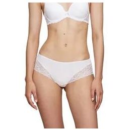 Hipster Triumph "Amourette Spotlight X", Damen, Gr. 38, wei&szlig;, Microtouch, Obermaterial: 79% Polyamid, 21% Elasthan, k&ouml;rpernah, Unterhosen, florale Spitzendetails, gewellte Abschl&uuml;sse