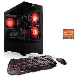 CSL Gaming-PC "AeroVision V24319", schwarz, Microsoft Windows 11 Home (64 Bit), 32 GB RAM 1.000 GB SSD, Desktop-PCs, Topseller
