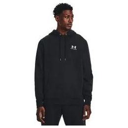 Kapuzensweatshirt Under Armour "UA ICON FLEECE HOODIE", Herren, Gr. M, wei&szlig; (schwarz,, wei&szlig;), Obermaterial: 80% Baumwolle, 20% Polyester, Sweatshirts, aus Baumwolle, mit Kapuze