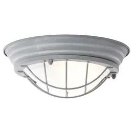 Brilliant Deckenleuchte "Typhoon", grau (grau beton, wei&szlig;), 1, &Oslash; 29cm H: 10cm, 1 Stk., Leuchten, Wand- und Deckenlampe 29cm, Deckenlampe Deckenleuchte