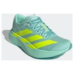 Laufschuh Adidas PERFORMANCE "ADIZERO EVO SL", Damen, Gr. 39, semi flash aqua, lucid lemon, mint ton, Synthetik, Textil, Schuhe Laufschuh, angelehnt an das Design vom Adios Pro Evo