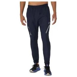 Laufhose asics "LITE-SHOW PANT", Herren, Gr. XXL, N-Gr, midnight, Obermaterial: 100% Polyester, Hosen Laufhose, mit reflektierenden Details, mit Kordelverschluss, sportlicher Stil