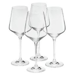 Weinglas Van Well "Ava, Weingl&auml;ser 55,0 cl, 4 St&uuml;ck", transparent, H:24,9cm &Oslash;:10,4cm, Kristallglas, Trinkgef&auml;&szlig;e, Weinglas, Geschenkkarton mit Sichtfenster, sp&uuml;lmaschinengeeignet