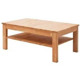 Couchtisch MCA LIVING "Fenja Wohnzimmertisch, Holztisch, Sofatisch", kernbuchefarben, B:104cm H:62cm T:44cm, Tische, Couchtisch, Massivholz, Kernbuche, rechteckig, Breite 104 cm, Made in Europe