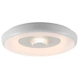 JUST LIGHT Deckenleuchte "Ls-VERTIGO", wei&szlig;, 1, &Oslash; 39cm H: 6cm, 1 Stk., Leuchten, LED, RGB+tunable white, Fernbedienung, Infrarot inkl., Smarthome f&auml;hig, Deckenleuchte