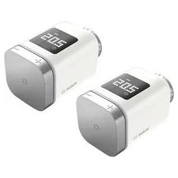 Bosch Heizk&ouml;rperthermostat "Smart Home Heizk&ouml;rper-Thermostat II [+M] 2er Pack", wei&szlig;, silber, 1, Heizk&ouml;rperthermostate