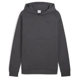 Kapuzensweatshirt Puma "TECH HOODIE DK", Herren, Gr. XL, grau (dusky gray), Obermaterial: 82% Baumwolle, 18% Polyester, unifarben, regular fit normal, angesetztes B&uuml;ndchen, Sweatshirts, mit Kapuze, mit Cat Logo High-Density-Print, mit Eingrifftaschen