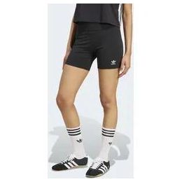 Shorts Adidas ORIGINALS "ESSENTIALS", Damen, Gr. M, N-Gr, schwarz (schwarz, normal, gr.), Obermaterial: 79% Polyester, 21% Elasthan, Hosen Shorts, sportlicher Stil, f&uuml;r Erwachsene, aus Polyester und Elasthan