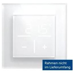 homematic IP Smart-Home-Zubeh&ouml;r "Glas-Wandthermostat", wei&szlig;, B:12,5cm H:5cm T:12,5cm, Smart-Home-Stationen