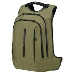 Laptoprucksack Samsonite "ECODIVER L", Gr. B/H/T: 35cm x 48cm x 23cm, waxed wasabi, Polyester, Rucks&auml;cke Laptoprucksack