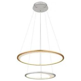 Globo LIGHTING H&auml;ngeleuchte "UMBRA", silberfarben, &Oslash; 61,7cm H: 120cm, 1 Stk., Leuchten, H&auml;ngelampe Esszimmer-Leuchte Esstischleuchte Wohnzimmer, H&auml;ngeleuchte
