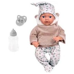 Babypuppe BAYER "Reborn Baby, 38 cm braun", braun, Puppen, Baby
