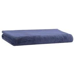 Badetuch Carl Ross "HygieniCotton", blau (night blau), B:70cm L:140cm, Frottee, Obermaterial: 100% Baumwolle, Handt&uuml;cher, Badetuch, mit 2 Aufh&auml;ngekordeln