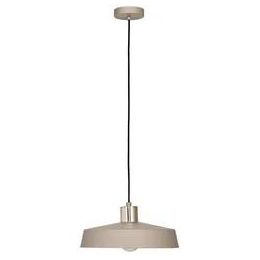 Eglo H&auml;ngeleuchte "VALDIOLA Pendellampe, Stahl, IP20, E27, Wohnzimmerlampe, Flurlampe", beige (sandfarben, messing, geb&uuml;rstet), 1, &Oslash; 36cm H: 110cm, 1 Stk., Leuchten, Esszimmerlampe aus Metall in Sandfarben und Messing-Geb&uuml;rstet, E27, H&auml;ngeleuchte