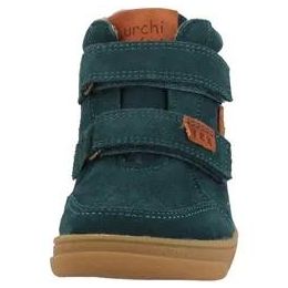 Trainingsschuh Lurchi "Lurchi Marki 2 Barefoot-TEX", Kinder, Gr. 31, petrol, Leder, Schuhe
