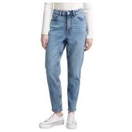 Skinny-fit-Jeans Tom Tailor DENIM, Damen, Gr. 32, N-Gr, blau (used mid stone blau denim), Denim/Jeans, Obermaterial: 99% Baumwolle, 1% Elasthan, unifarben, skinny fit kn&ouml;chelfrei, Jeans, im Five-Pocket Style