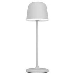Eglo Tischleuchte "MANNERA", grau, 1, &Oslash; 11cm H: 34cm, 1 Stk., Leuchten, Nachttischlampe Touch dimmbar, kabellos, Tischleuchte, USB-Port, IP54, Tischleuchte