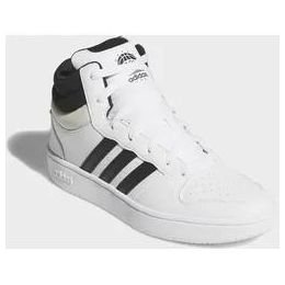 Sneaker Adidas SPORTSWEAR "HOOPS MID CLASSIC", Herren, Gr. 44, cloud wei&szlig;, core schwarz, orbit grau, Synthetik, Schuhe Sneaker