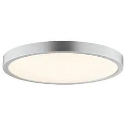 Brilliant LED Deckenleuchte "Jade", Energieeffizienz: E (A-G), silberfarben, 1, &Oslash; 37cm H: 3cm, 1 Stk., Leuchten, 38 cm, 2700/4000/6500K, Lichtfarbe bei Montage einstellbar, LED Deckenleuchte