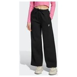 Sporthose Adidas ORIGINALS "WEITES BEIN", Kinder, Gr. 152, N-Gr, schwarz, wei&szlig;,, Obermaterial: 70% Baumwolle, 30% Polyester, Hosen Sporthose, f&uuml;r Kinder und Teens, lockerer Schnitt, mit Kordelverschluss