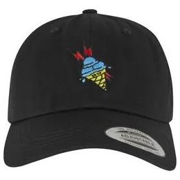 Snapback Cap Merchcode "Merchcode Gucci Mane Ice Cream Brrr Dad Cap", Herren, Gr. onesize, schwarz, 100% Baumwolle, Caps