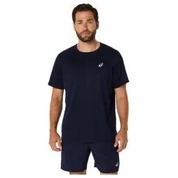 Laufshirt asics "asics CORE SS TOP", Herren, Gr. M, schwarz (midnight), Obermaterial: 100% Polyester, Shirts Laufshirt