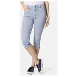 7/8-Jeans STOOKER WOMEN "Stripe Capri Skinny Fit Jeans", Damen, Gr. 42, L&auml;nge 19, blau (blau stripe), Denim/Jeans, 68% Baumwolle, 28% Polyester, 4% Elasthan, skinny fit 7/8-L&auml;nge, Jeans, Skinny Fit Casual Clean Wash Denim Jeans Magic Shape Effekt f&uuml;r Damen