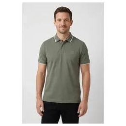 Poloshirt BOSS ORANGE "Passertip", Herren, Gr. 4XL, open grau076, Piqu&eacute;, Obermaterial: 95% Baumwolle, 5% Elasthan, unifarben, slim fit h&uuml;ftbedeckend, V-Ausschnitt, eingesetzt B&uuml;ndchen, Shirts, mit BOSS Logo-Badge