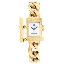 Quarzuhr Tommy Hilfiger "TH85", goldfarben, Armbanduhren, Damen, Quarzuhr, Armbanduhr, Damenuhr, Edelstahlarmband, analog