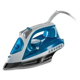 Russell Hobbs Dampfb&uuml;geleisen "Supreme Steam Pro 23971-56", blau (blau, wei&szlig;), B:12,5cm H:16cm T:28,6cm, B&uuml;geleisen, mit antihaftversiegelter Keramik-B&uuml;gelsohle, Dampfb&uuml;geleisen