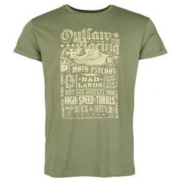 T-Shirt Maze "42020162", Damen, Gr. L, gr&uuml;n (olive), 100% Baumwolle, Shirts T-Shirt