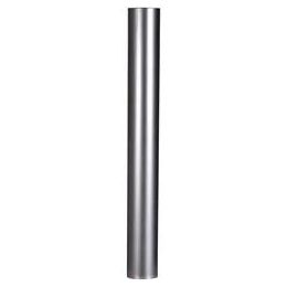 Ofenrohr FIREFIX, silber (silberfarben), B:12cm H:100cm L:12cm, Stahlblech, Rohre, feueraluminiert, 1000 mm lang