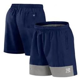 Sporthose Fanatics "Fanatics Shorts New York Yankees Woven", Herren, Gr. M, US-Gr&ouml;&szlig;en, blau, Popeline, 100% Nylon, Hosen Sporthose