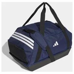 Sporttasche Adidas PERFORMANCE "TIRO MEDIUM DUFFELBAG MIT BODENFACH", team navy blau 2, wei&szlig;, Obermaterial: 100% Polyester, Taschen Sporttasche