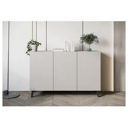 Sideboard Home Affaire "SIDEBOARD PHUKET II, Stilvolle, grifflose Kommode, Breite 120cm", kashmir, B:120cm H:39cm T:39cm, ABS-Kunststoff, FSC-zertifizierter Holzwerkstoff, Holzwerkstoff, Kunststoff, Sideboards, Sideboard, Mit 6 F&auml;chern und h&ouml;henverstellbaren Einlegeb&ouml;den