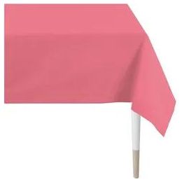 Tischdecke Apelt "3800", pink, B:200cm L:140cm, Baumwolle, Polyester, Tischdecken, Tischdecke, Outdoorstoff