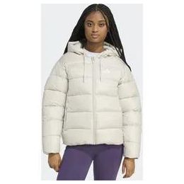 Winterjacke Adidas SPORTSWEAR "ESSENTIALS CLIMAWARM KUNSTDAUNEN PUFFER", Damen, Gr. L, wonalu, Obermaterial: 100% Polyester, Jacken Winterjacke