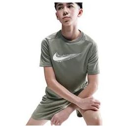 T-Shirt Nike "B NK DF MULTI SS TOP HBR", Kinder, Gr. M (140/146), light army, wei&szlig;, Obermaterial: 100% Polyester, normal, Shirts T-Shirt