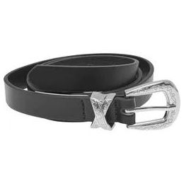 Synthetikg&uuml;rtel Urban Classics "Urban Classics Ladies Western Belt", Damen, Gr. L/XL, schwarz, 100% Polyurethan, G&uuml;rtel