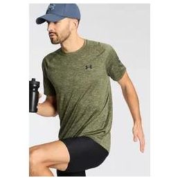 Trainingsshirt Under Armour "UA TECH 2.0 SS TEE", Herren, Gr. 3XL, gr&uuml;n, Jersey, Obermaterial: 100% Polyester, normal, Rundhals, Raglan&auml;rmel abgesteppt, Shirts, optimierte Passform, schnell trocknend, atmungsaktiv
