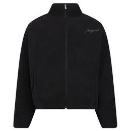 Allwetterjacke PEQUS "PEQUS PEQUS Mykonos Script Teddy Fleece Jacket", Herren, Gr. S, schwarz, 100% Polyester, mehrfarbig, normal, amerikanischer Ausschnitt, Jacken